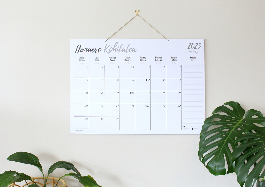 Māori Calendars – Tuhono Design