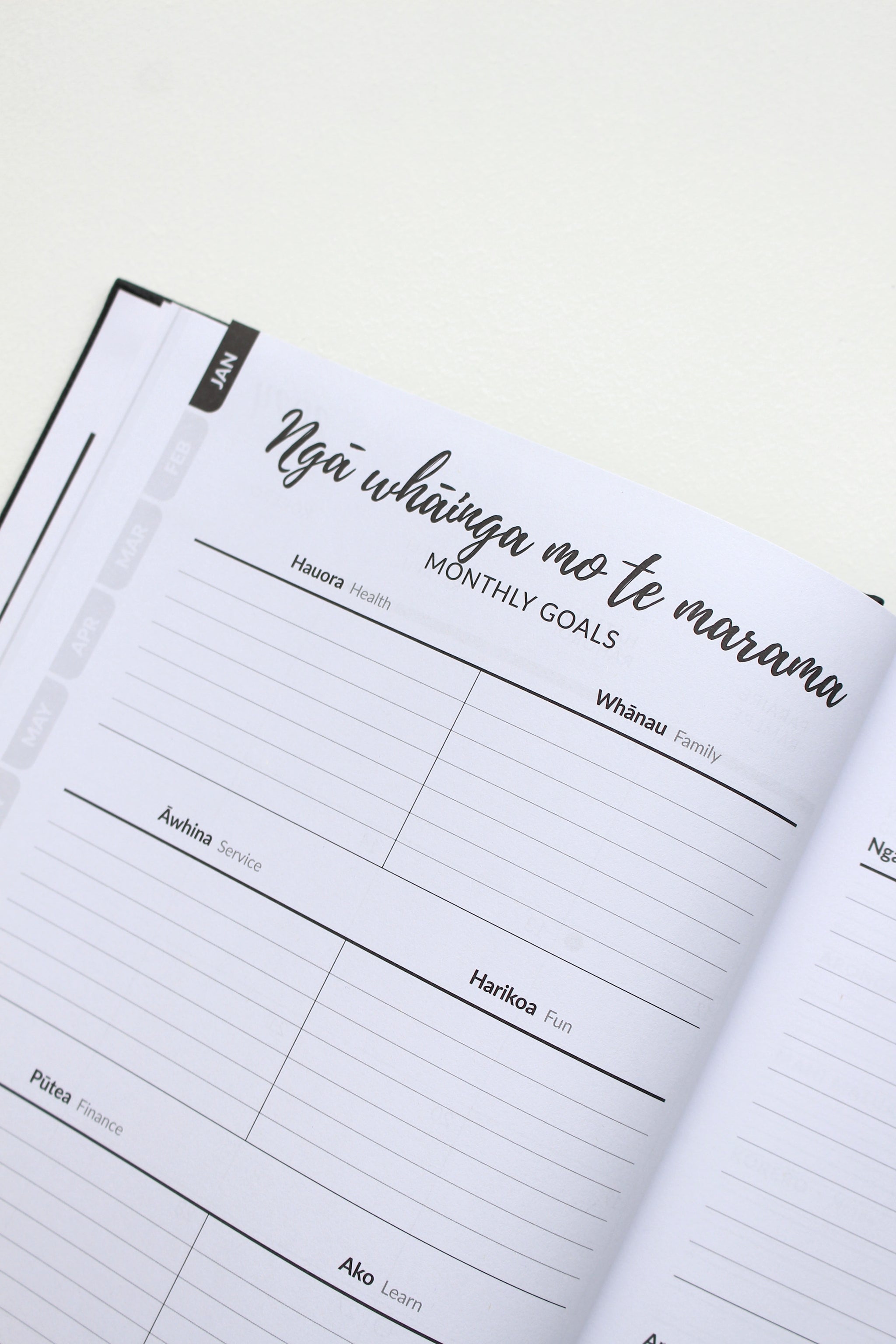 2026 Premium Bilingual Māori 4 in 1 Diary Planner – Tuhono Design