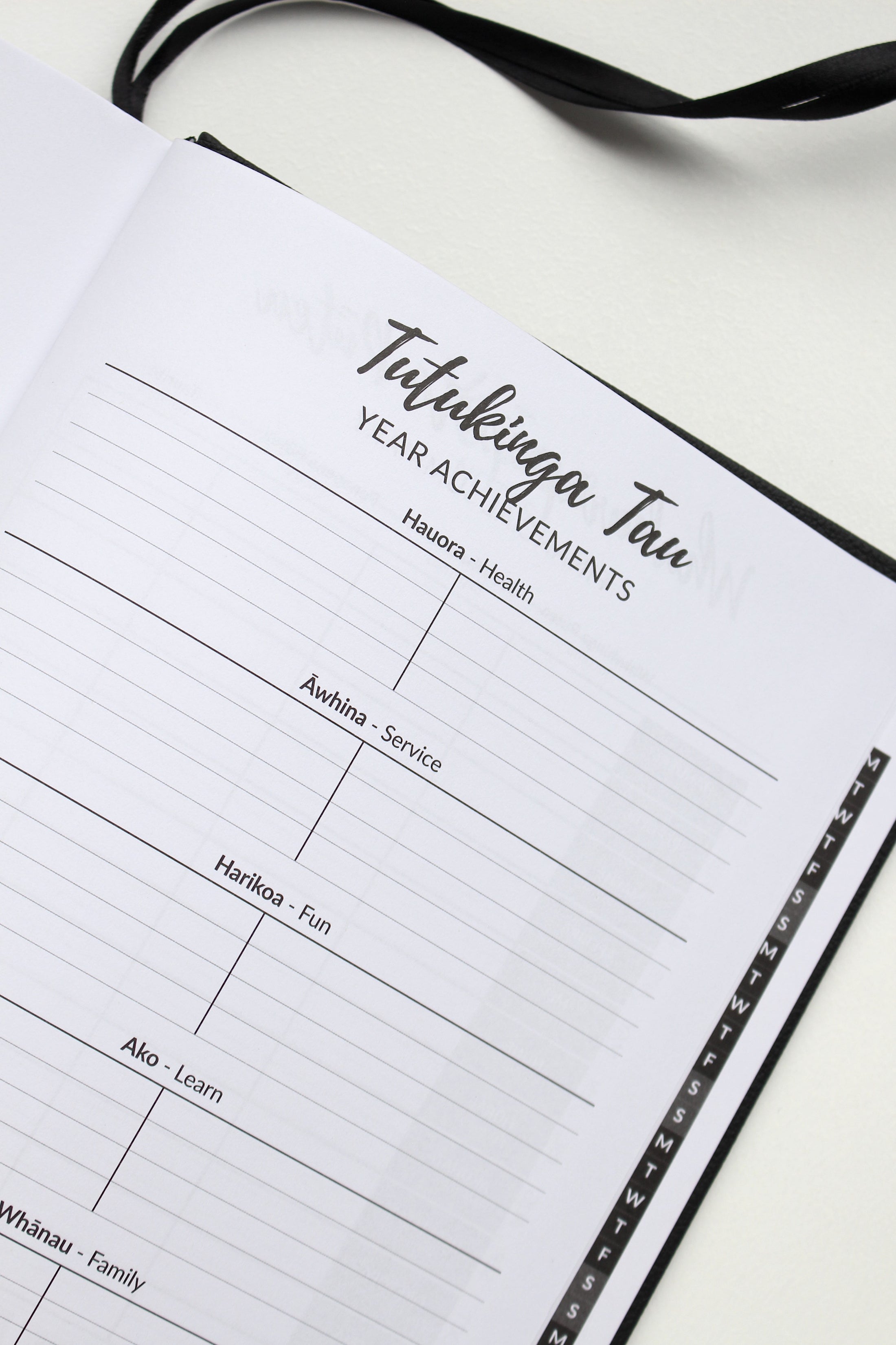 2026 Premium Bilingual Māori 4 in 1 Diary Planner – Tuhono Design