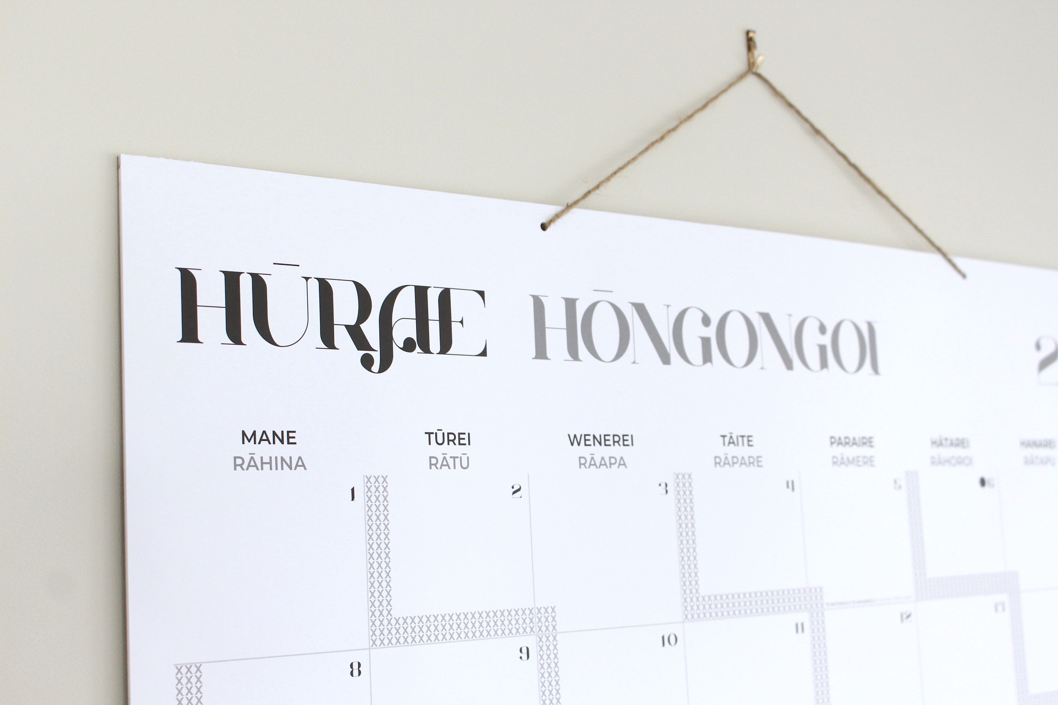Māori Calendars – Tuhono Design