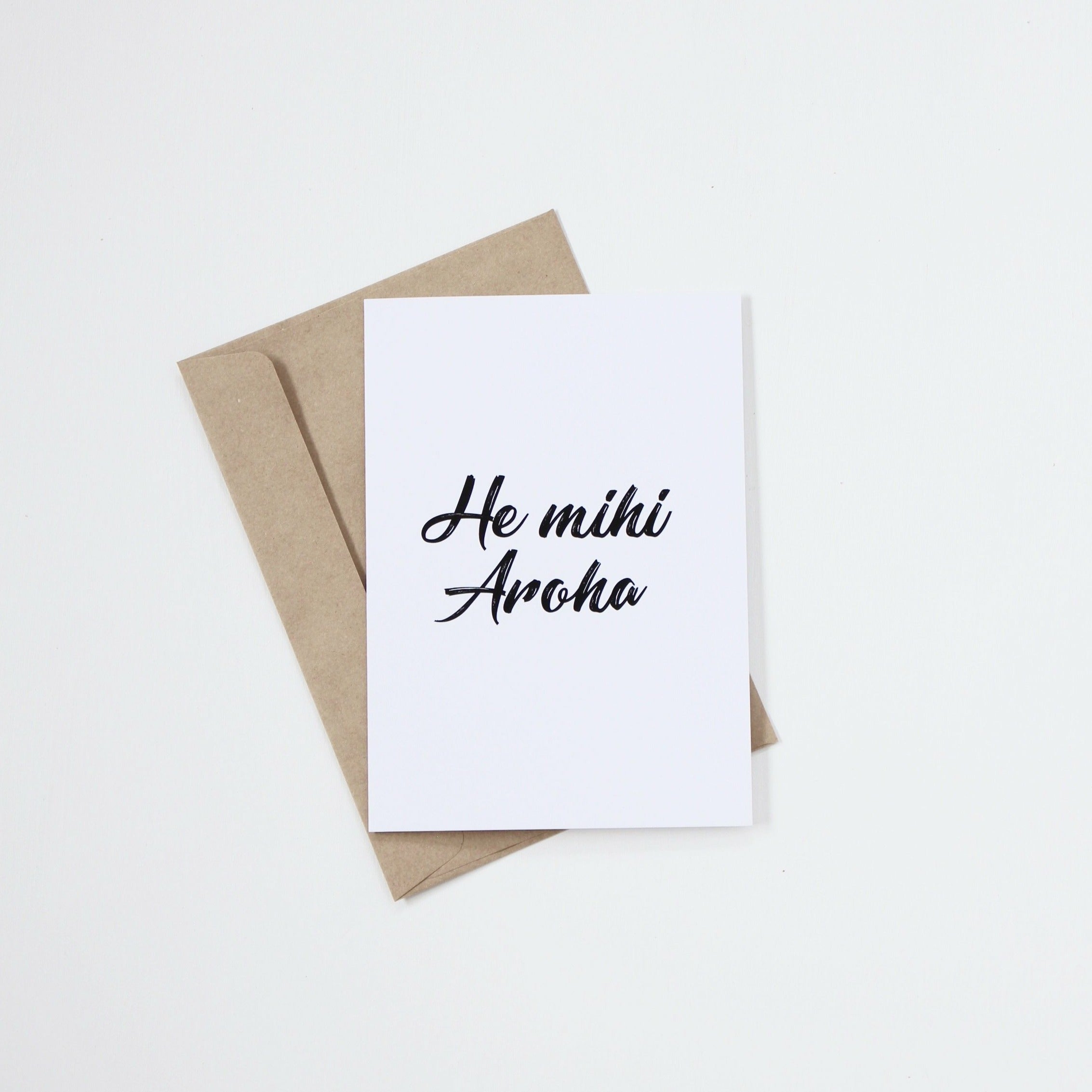 Māori Condolences Card – Tuhono Design