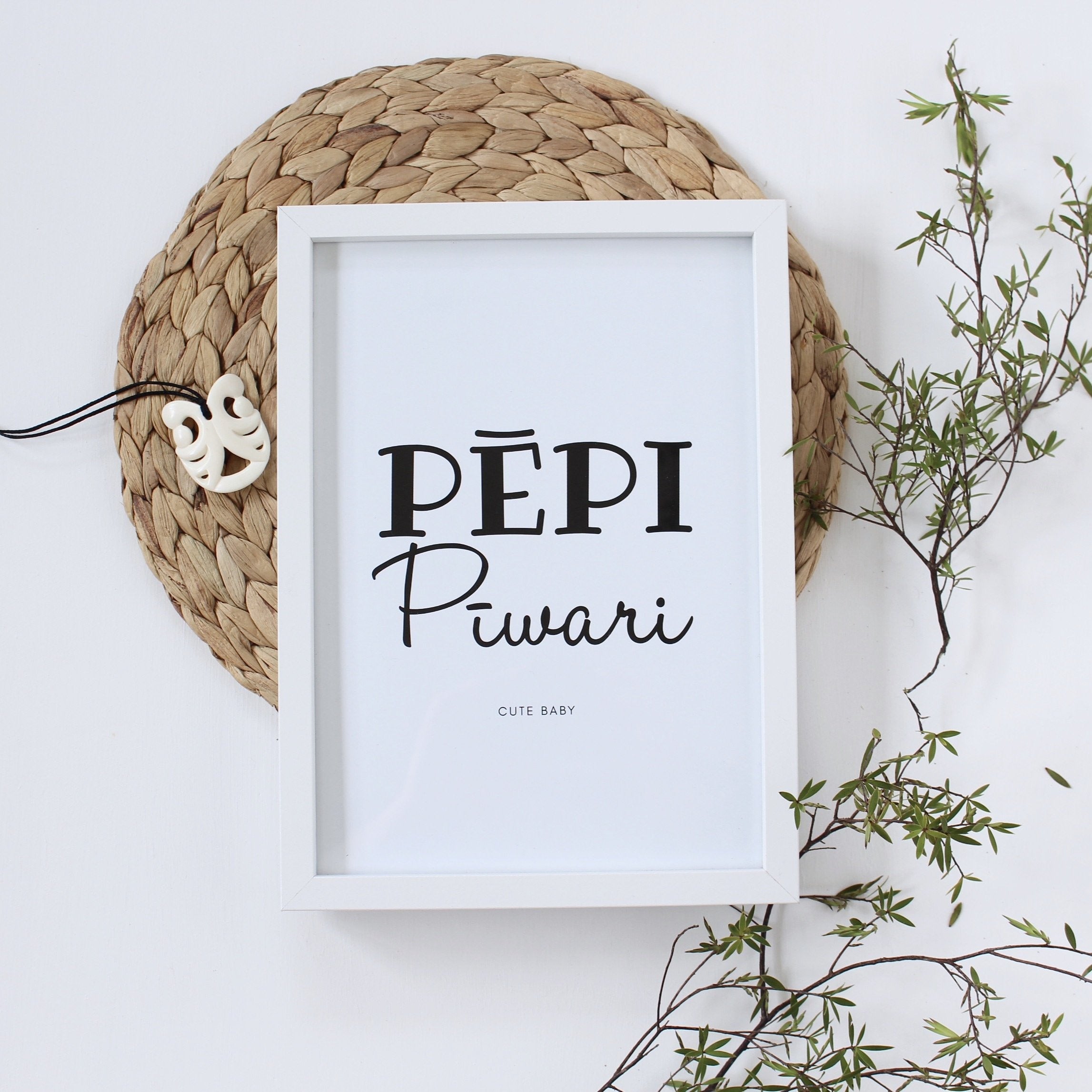 Pēpi Pīwari - Māori Print – Tuhono Design