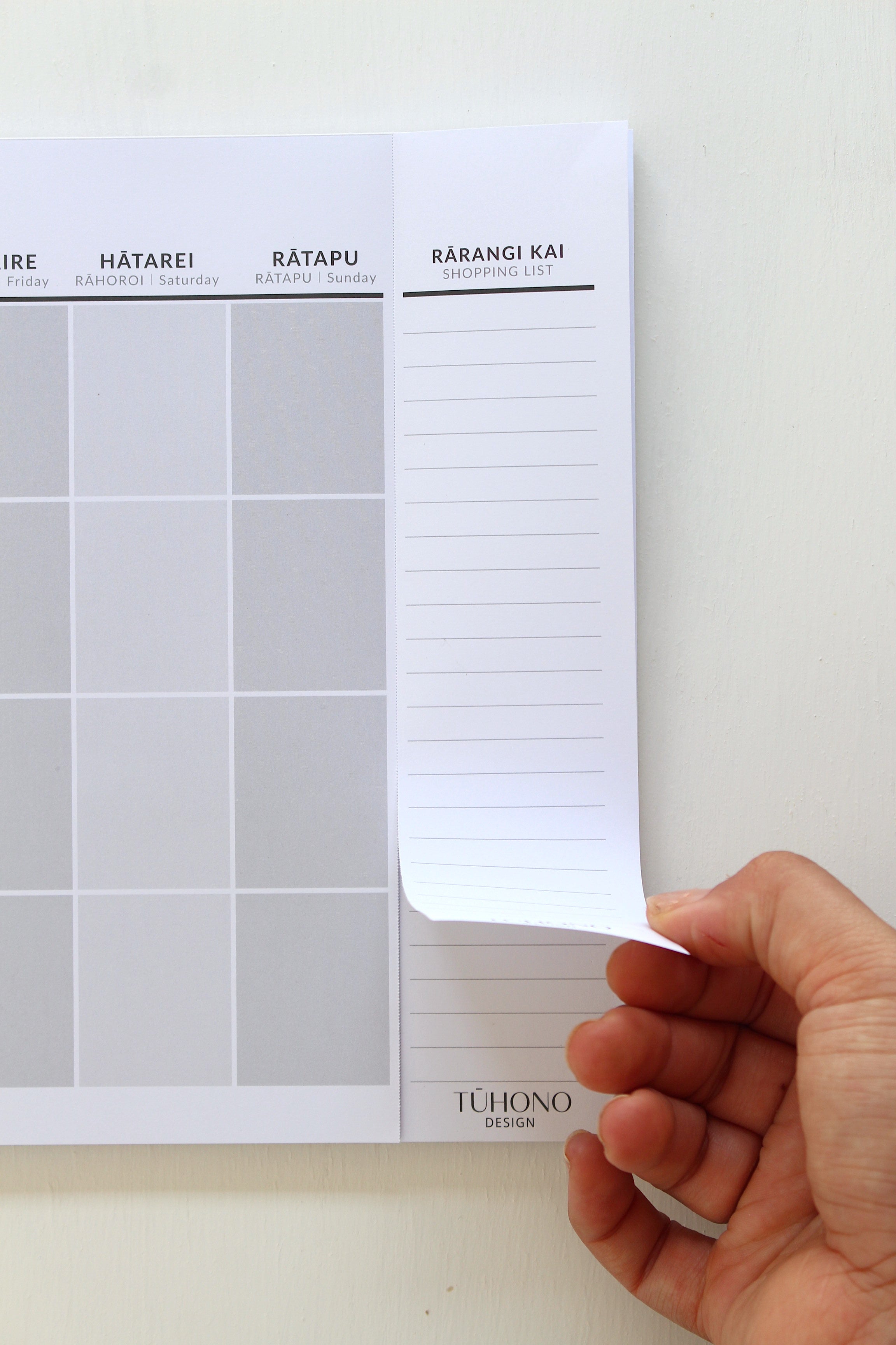 Menu Planner Pad – Tuhono Design