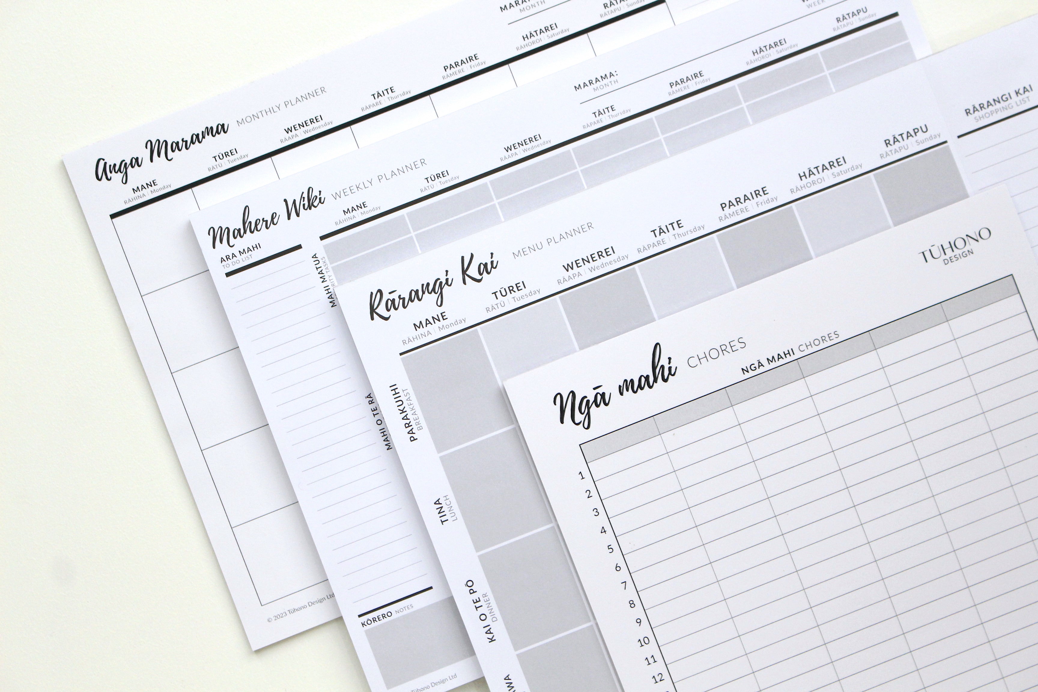 Planner Pad Bundle – Tuhono Design